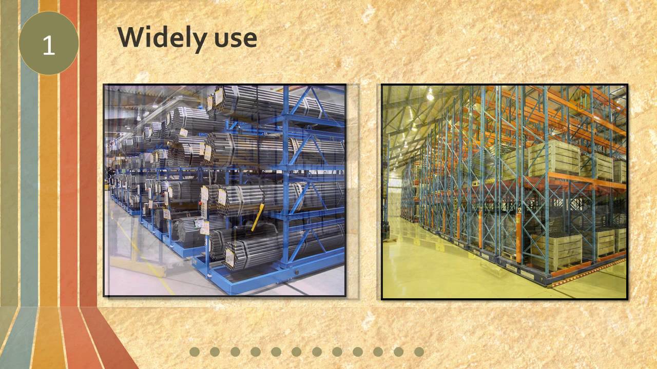 Jracking's electric mobile racking - YouTube