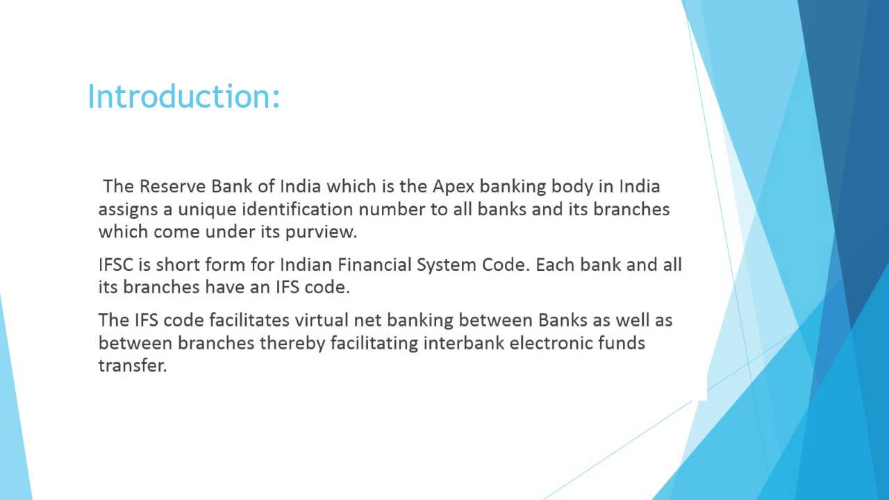 State Bank Of India IFSC Code YouTube State Bank Of India IFSC Code YouTube