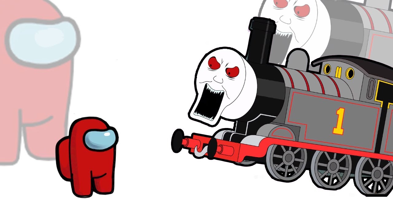 Mini Crewmate Kills Thomas Cursed Brother | Among - YouTube