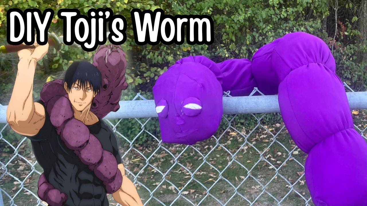 How to Make Toji's Worm | jujutsu kaisen - YouTube