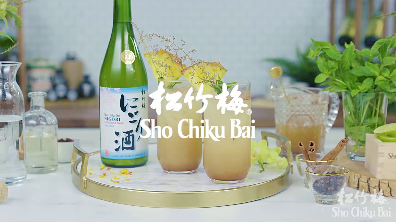 How To Drink Sake - "Pineapple Sake Cocktail" with Sho Chiku Bai Nigori ...