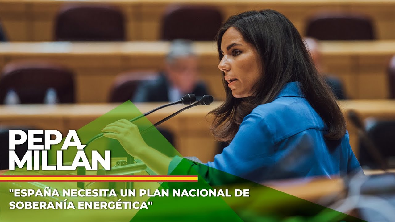 Intervención de PEPA MILLÁN en el Pleno del Senado del 6 de septiembre ...