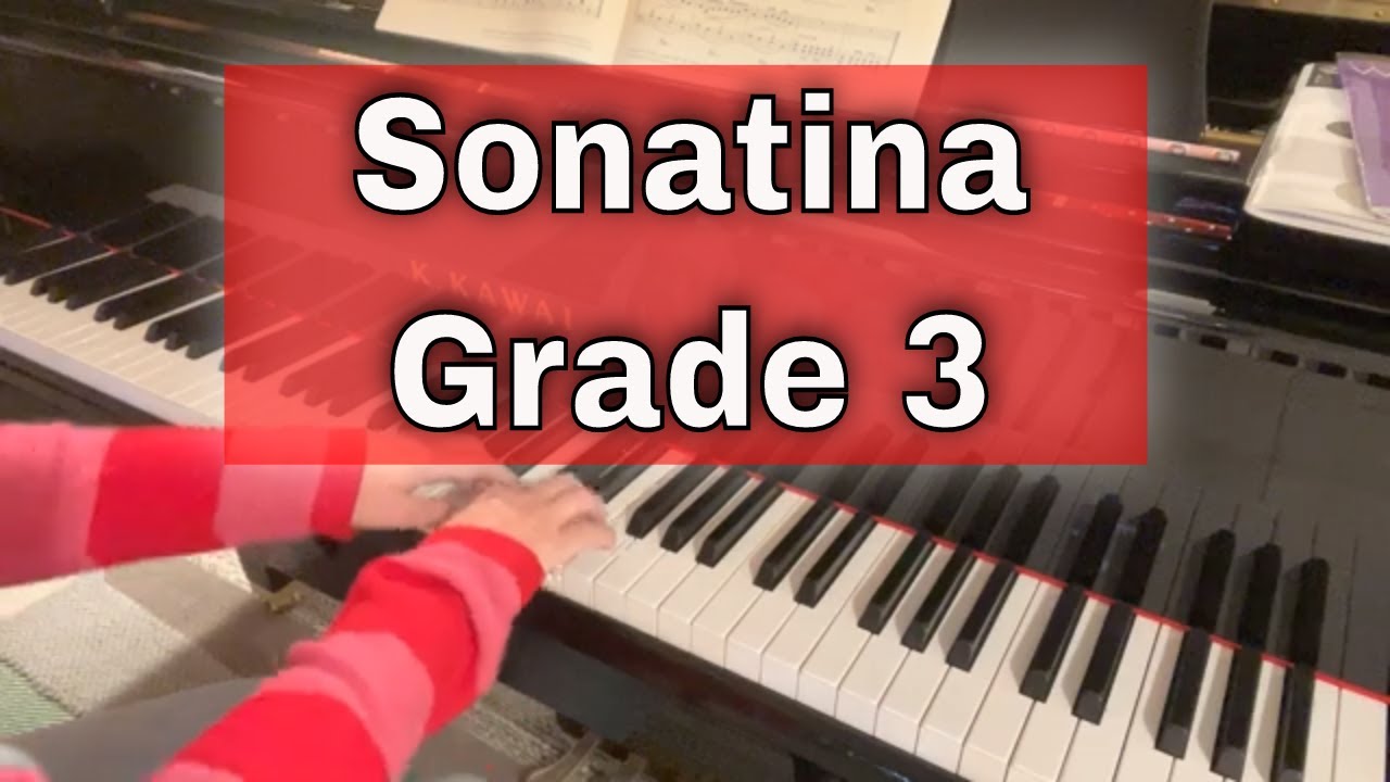 Sonatina by Aleksandr Gedike | Trinity piano grade 3 2021 - 2023 TCL ...