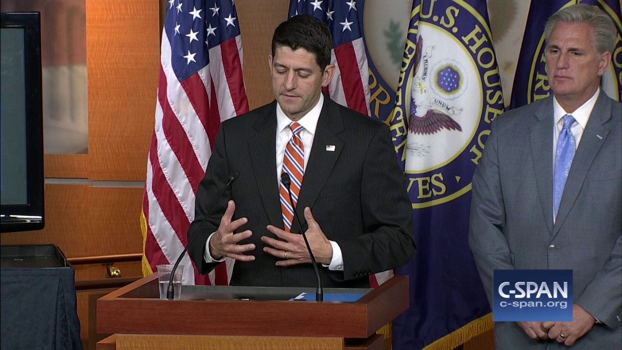 Speaker Ryan: "The president's new at this, he's new to government." (C ...