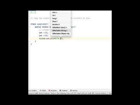 How do you swap two numbers without using a third variable in Java ? # ...