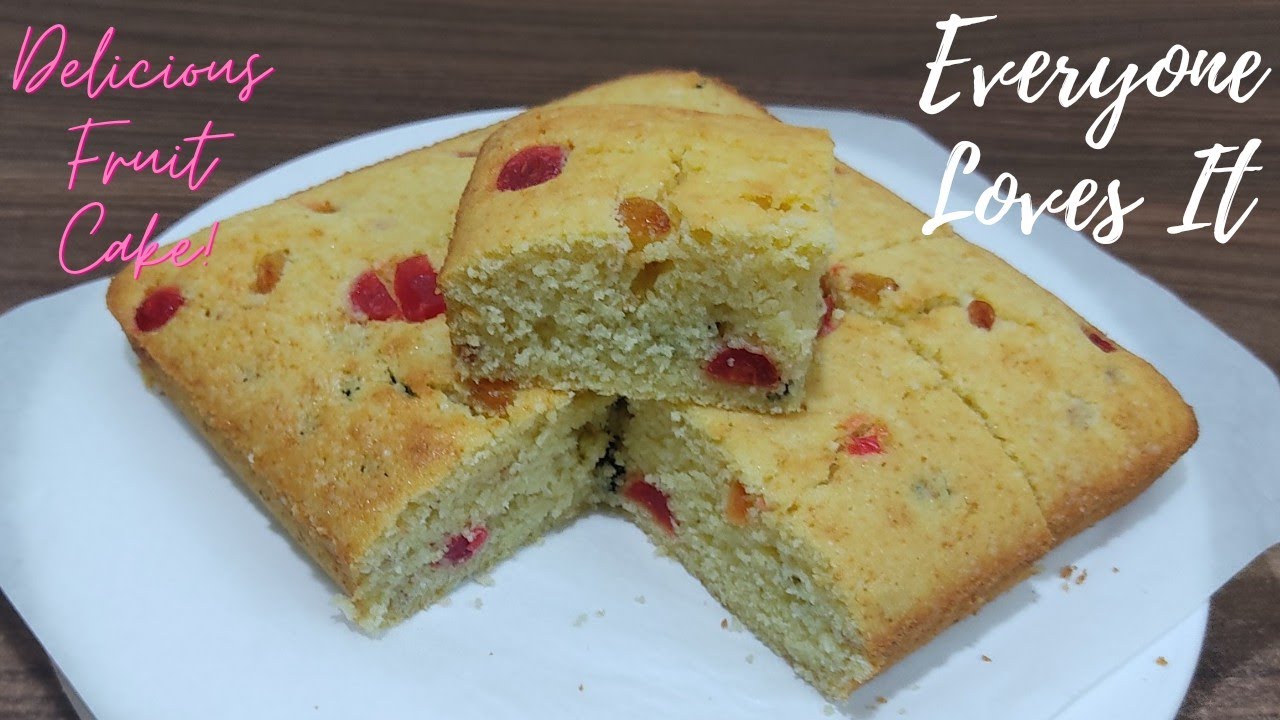 Soft And Delicious Suji Fruit Cake Recipe | Semolina Fruit Cake Recipe ...