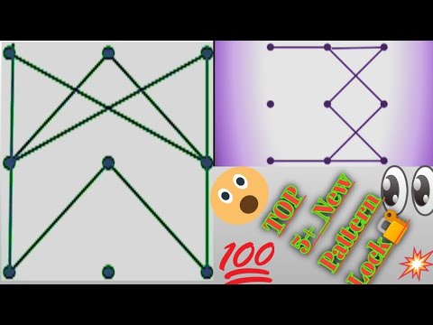 TOP 😱 5+ new ‼️ Pattern lock 🔐👿 viralvideo star ⭐ hard pattern 😱 - YouTube