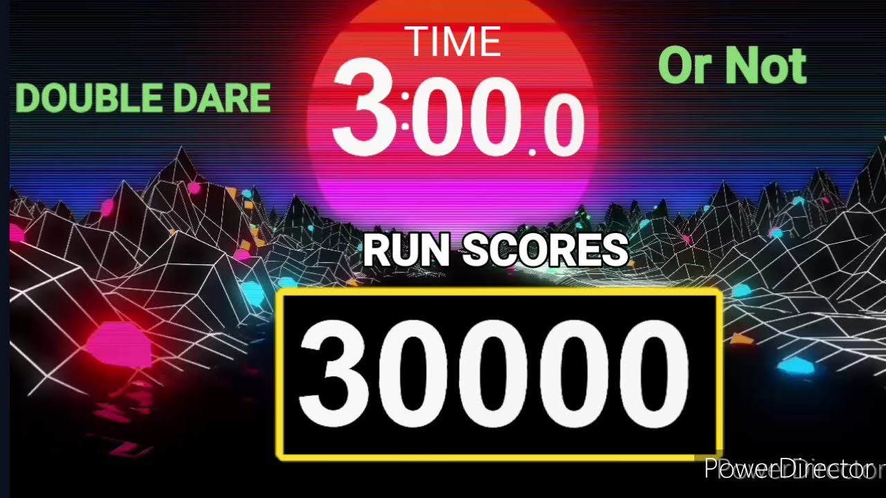 3 Minutes Countdown (Run Score from 00 to 30,000) - Remix Double Dare ...
