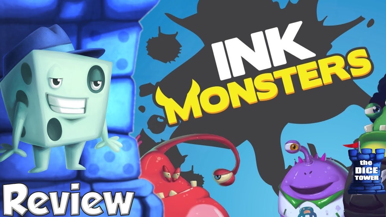 Ink Monsters Review - with Tom Vasel - YouTube
