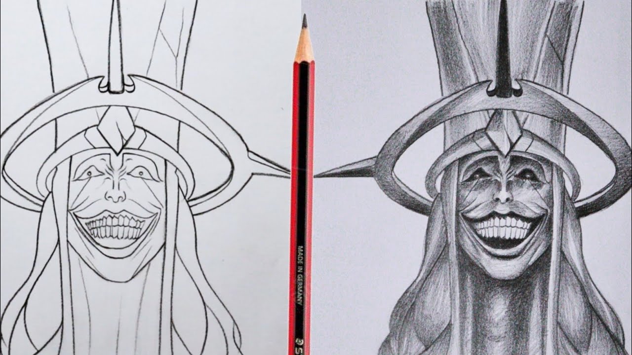 How to Draw Statue of God | Solo Leveling | Creepy, Realistic Anime ...