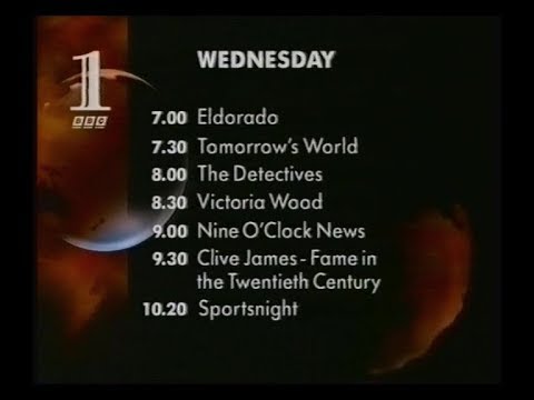 BBC1 | Closedown | 1993 - YouTube