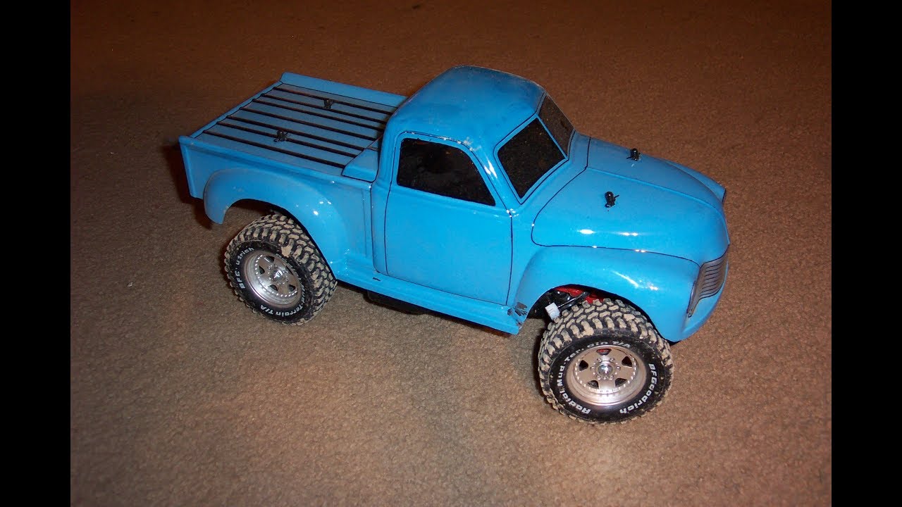 1950 Chevy body on a Tamiya TA02T chassis - YouTube
