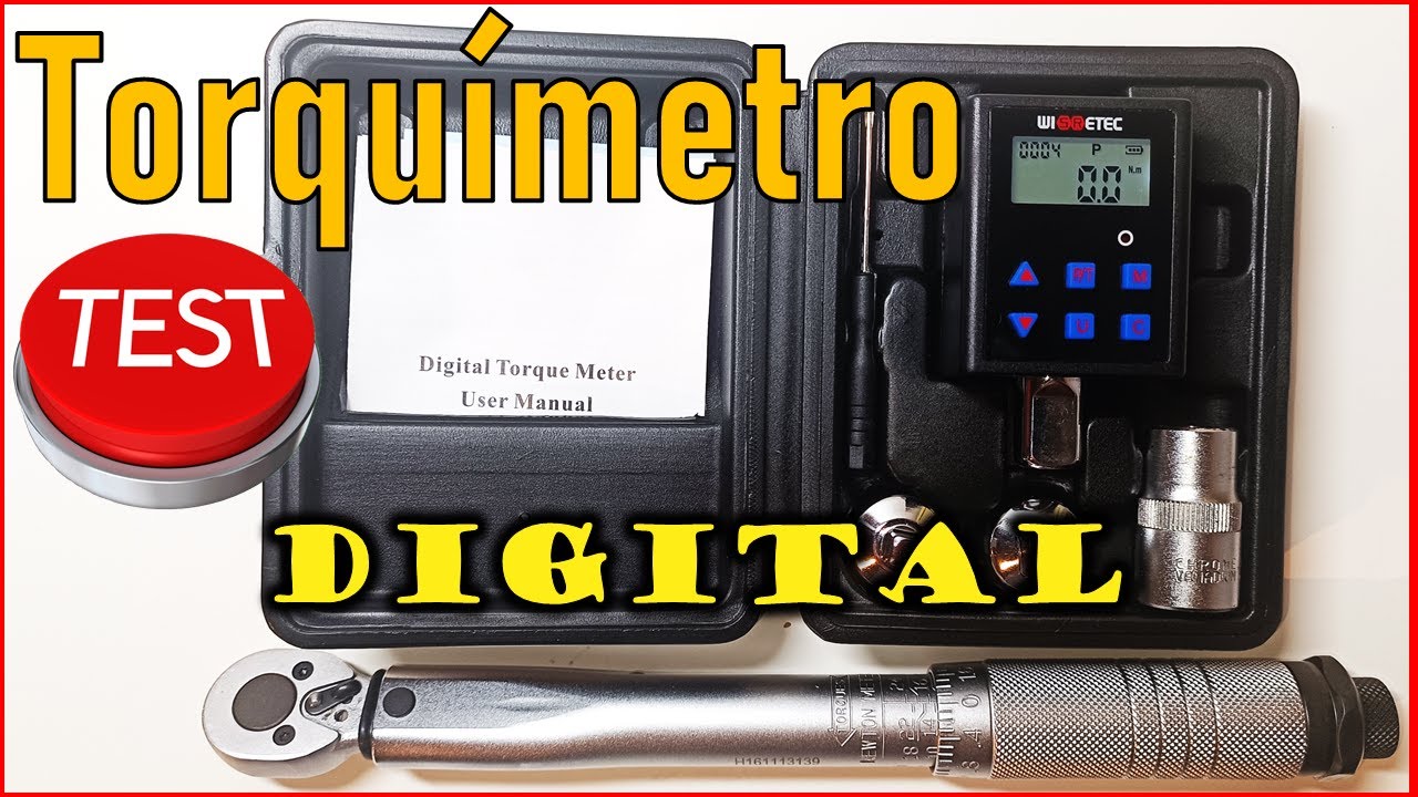 Test torquímetro digital WISRETEC TQA2-200 - YouTube