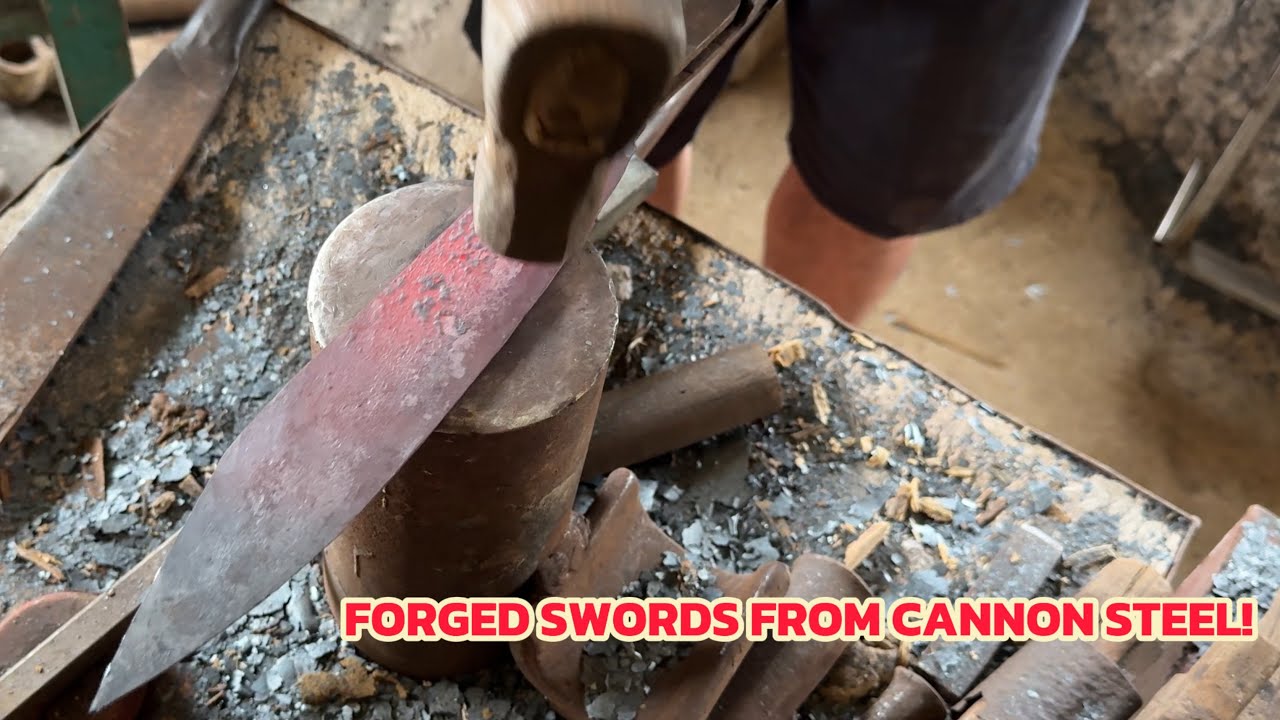 A homemade sword made from scrap steel | you will be surprised by its ...