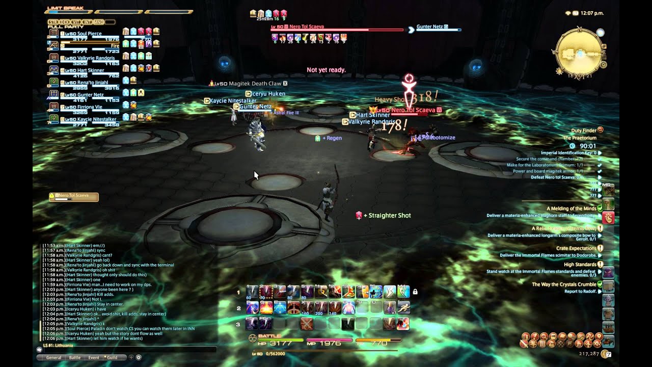 FFXIV:ARR - OST - Nero tol Scaeva boss (The Praetorium) - YouTube