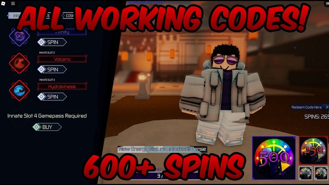 All Working Jujutsu Infinite Codes! | All New Working Codes In Jujutsu ...