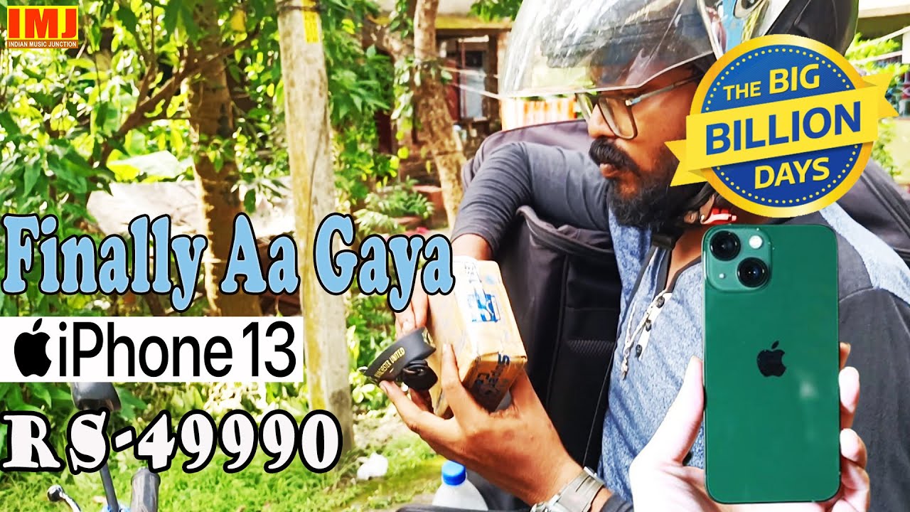 iPhone 13 Received at 49990 | iPhone 13 unboxing by delivery boy ...