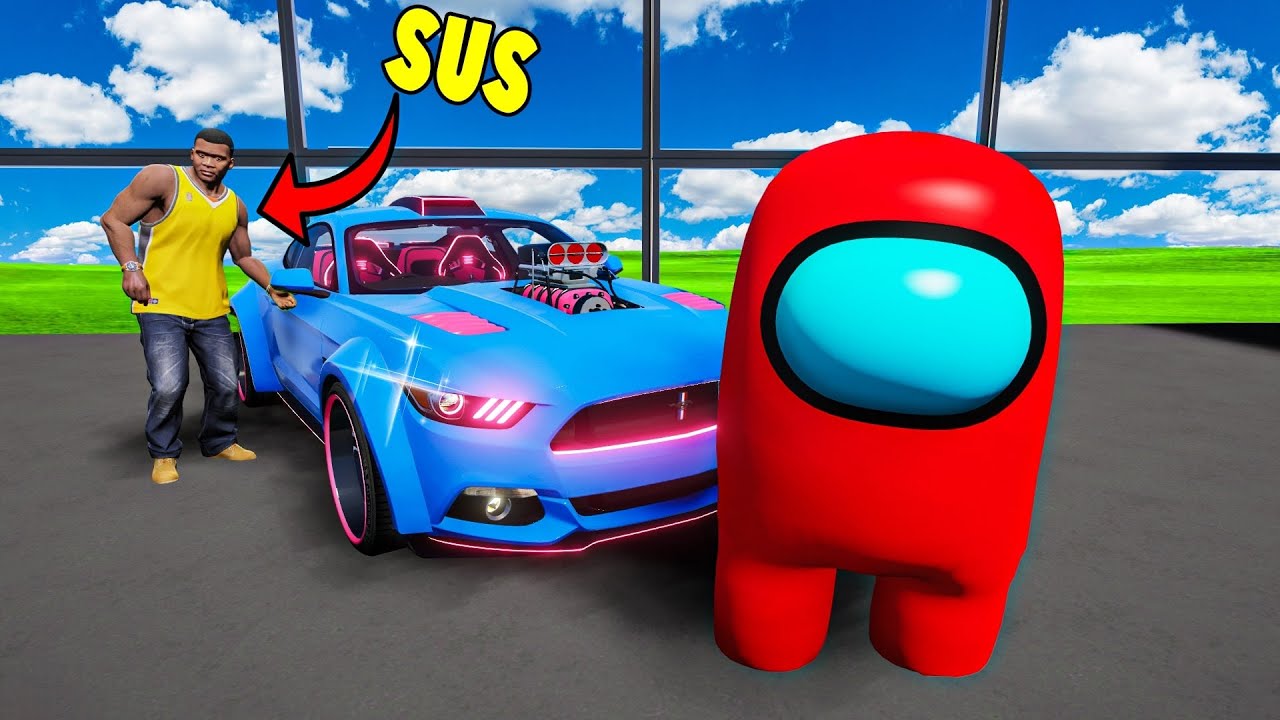 Stealing Cars from Among Us in GTA 5 - YouTube