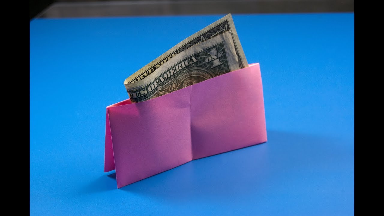 How To Make An Origami Wallet YouTube How To Make An Origami Wallet YouTube