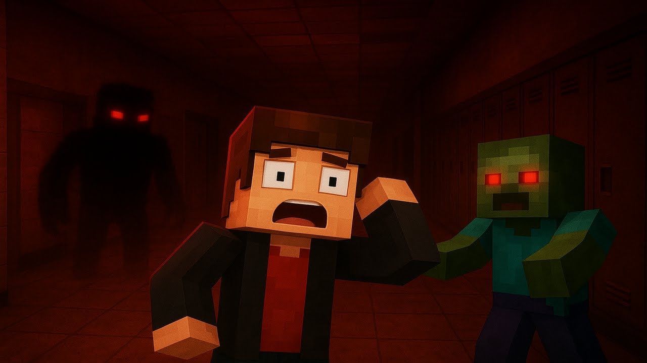 👻 Minecraft HORROR MAP: Back to School 😱 – DIE GRUSELIGSTE SCHULE aller ...