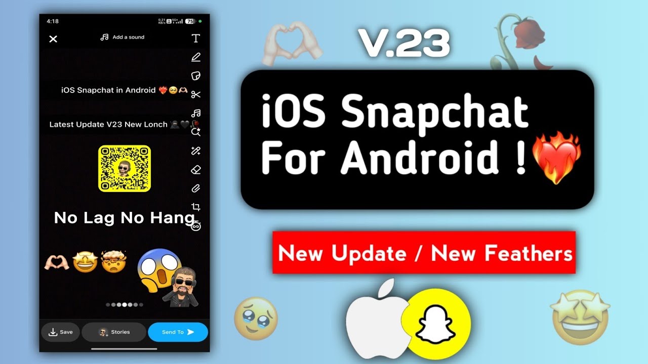 ios Snapchat v23 ️‍🔥 | snapchat mod apk 🤯 | no screenshot seen 😄 - YouTube