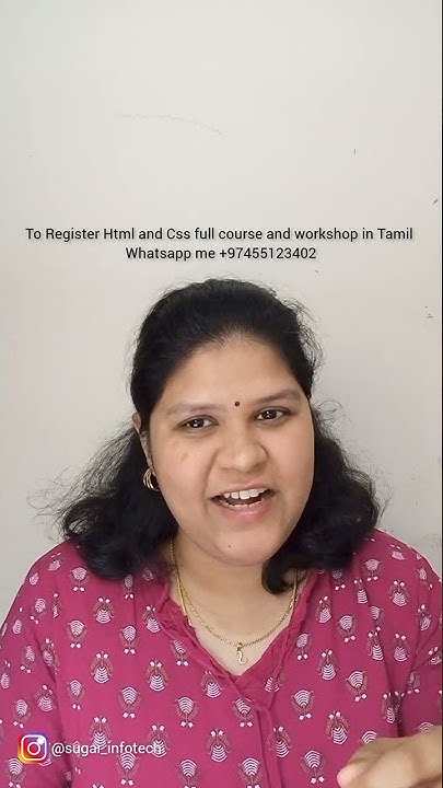 HTML and CSS interview questions | html and css full course in tamil #shorts #youtubeshorts # ...