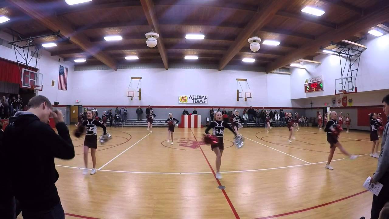 St James Cheer Squad Performance 2/12/2016 - YouTube