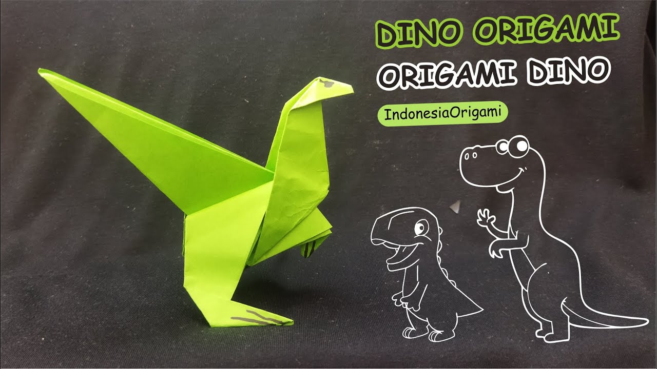 Dino Origami - Origami Dino - YouTube