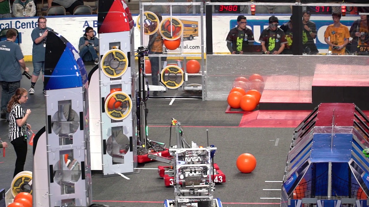 2019 FRC Utah Regional - match 54 - Highlighting team 971 - YouTube