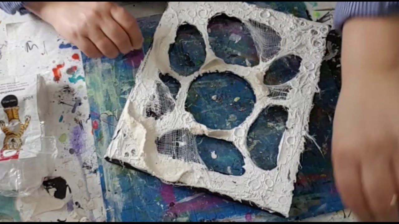 Cutout canvas mini workshop -Part 3 - YouTube