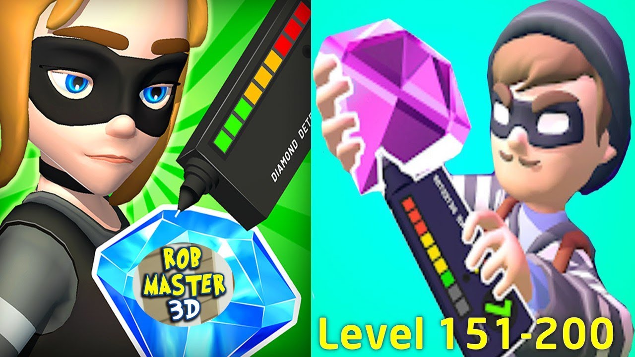 Rob Master 3D Level 151-200 Gameplay Walkthrough (iOS, Android) - YouTube