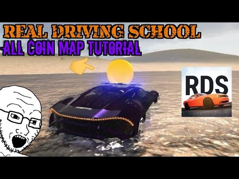 All coin Location in RDS map | Real Driving School | - YouTube