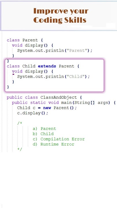 #373 Java Coding MCQ Questions for Interview | Answer in Comments! #shorts #java #coding - YouTube