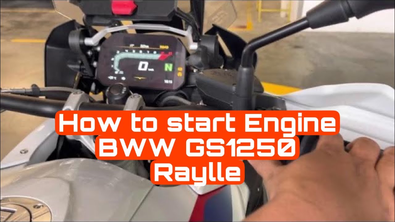 How to start the engine of BMW GS 1250 Raylle 2022|BMW GS1250 Raylle ...