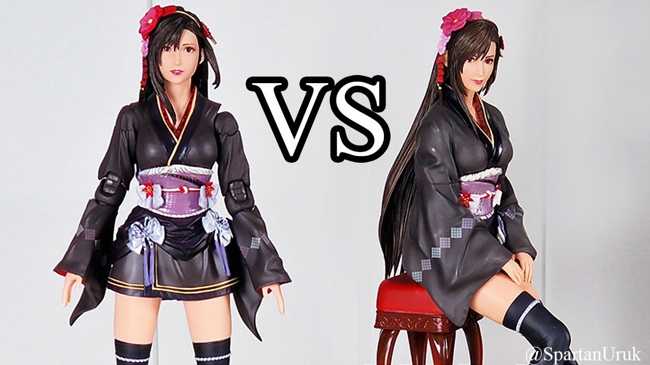 Static Arts vs Play Arts Kai Exotic Tifa Figure Comparison Review - YouTube