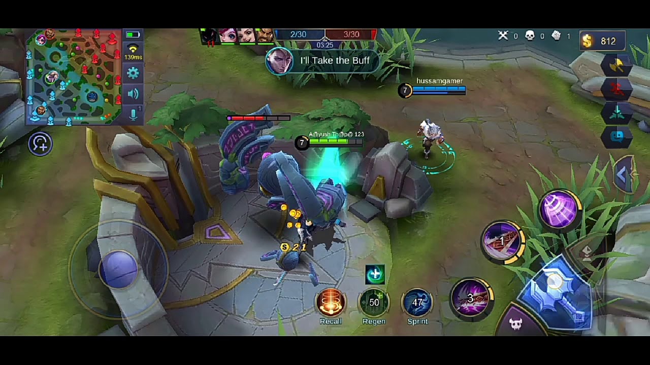 Death Battle:Mobile Legends/Its better to die than to have no buffs😁😁😁😁 ...