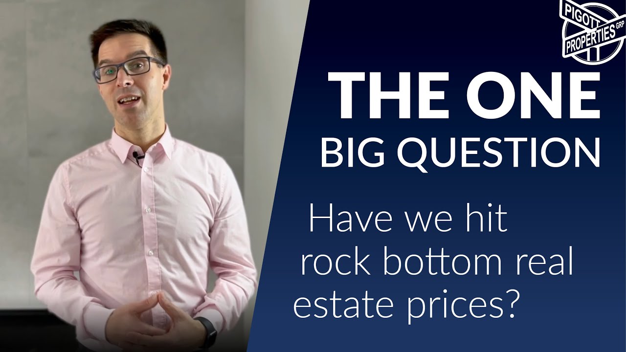 Have we hit rock bottom real estate prices? - YouTube