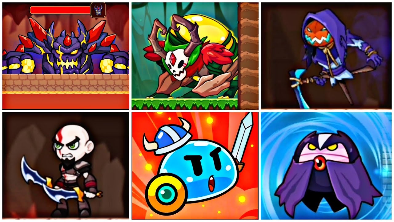 Blue Hero Adventure - All Levels - All Bosses - Fight All Bosses - YouTube