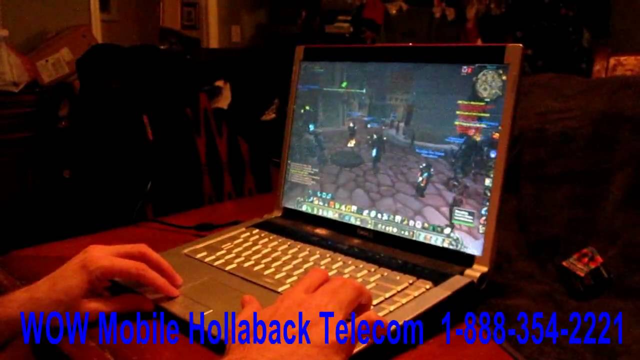 WOW World of Warcraft over WOW Mobile with Hollaback Telecom - YouTube