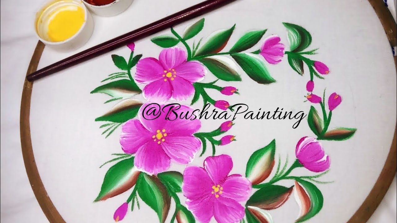 basic tutorial fabric easy painting design fabric painting on clothes ...