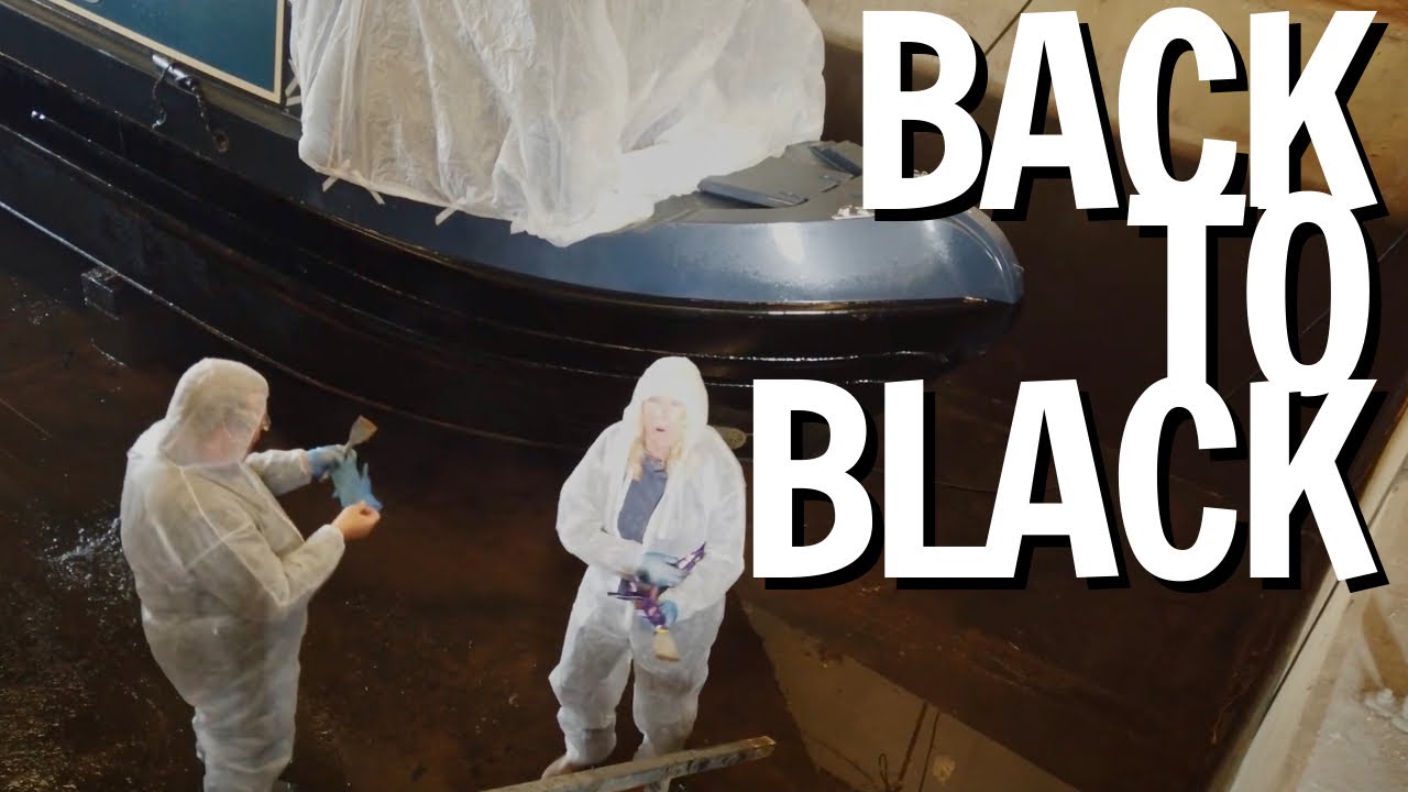 Narrowboat Blacking - Vlog No. 42 - YouTube
