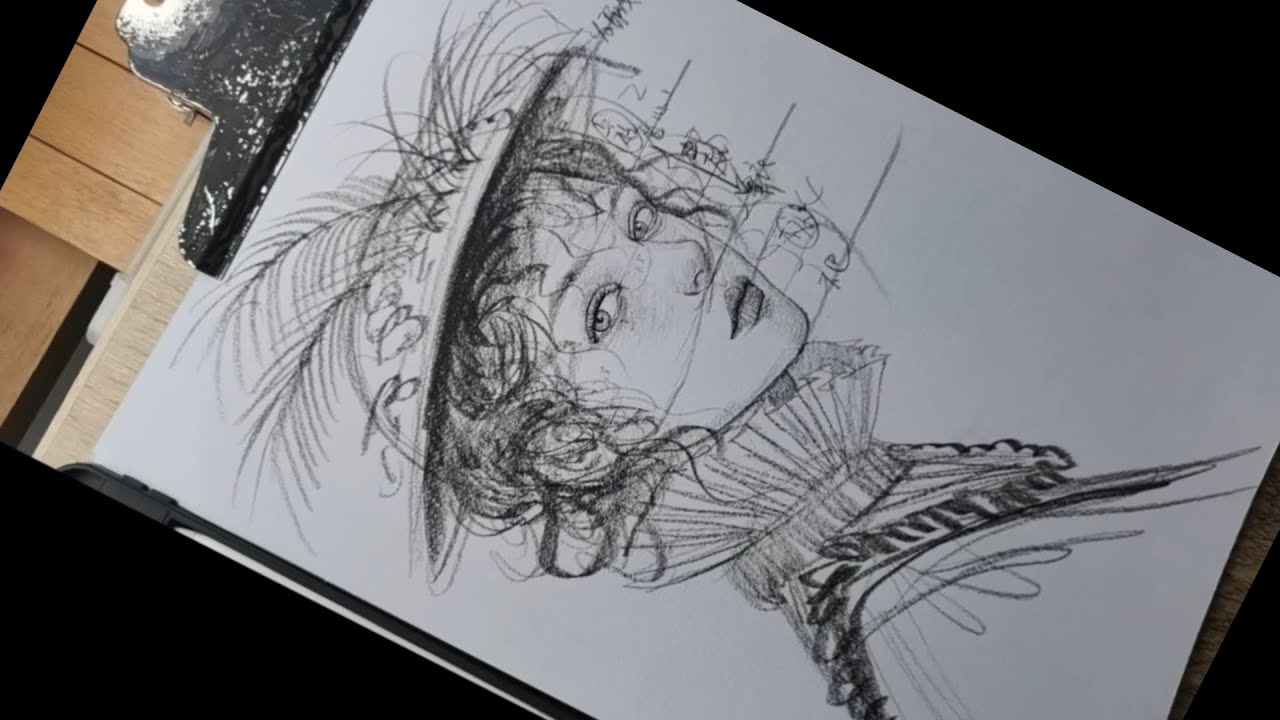 Realistic Art Tutorial with Pencil || How to Draw a Portrait of Girl ...