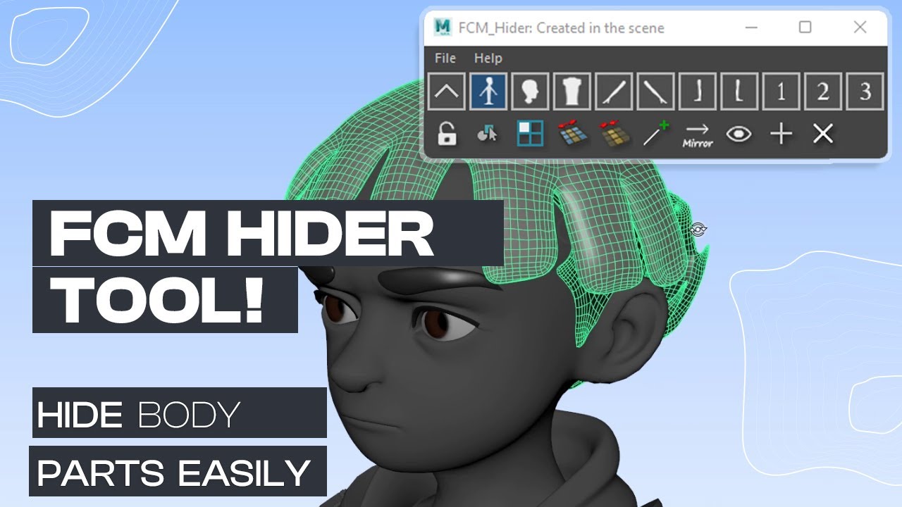 Hide Body Parts Easily with the FCM Hider Tool - YouTube