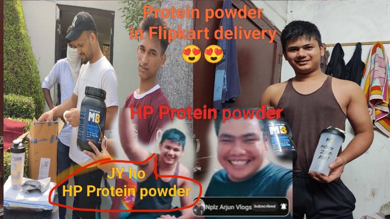 Finally Mera Protein A Gaya! HP Protein powder 💪💪🙉😡 - YouTube