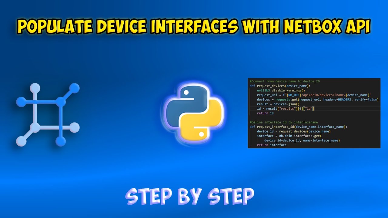 Populating interfaces and descriptions of devices - YouTube