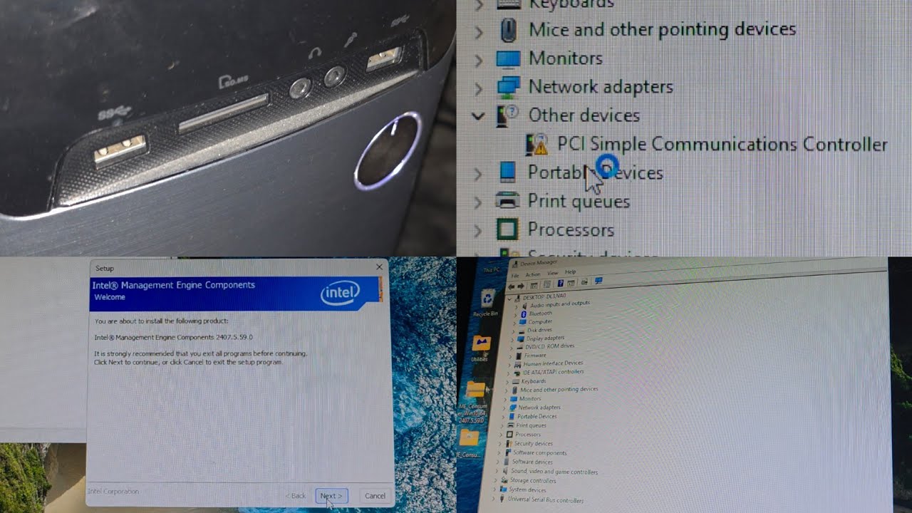 ASUS Desktop M32CD-B12 M32CD4-K Win11 PCI Simple Communications ...