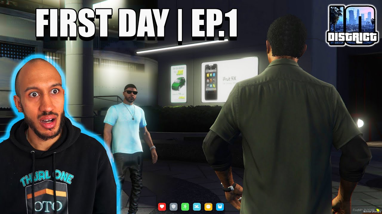 First Day | District 10 RP | GTA RP | Episode 1 - YouTube