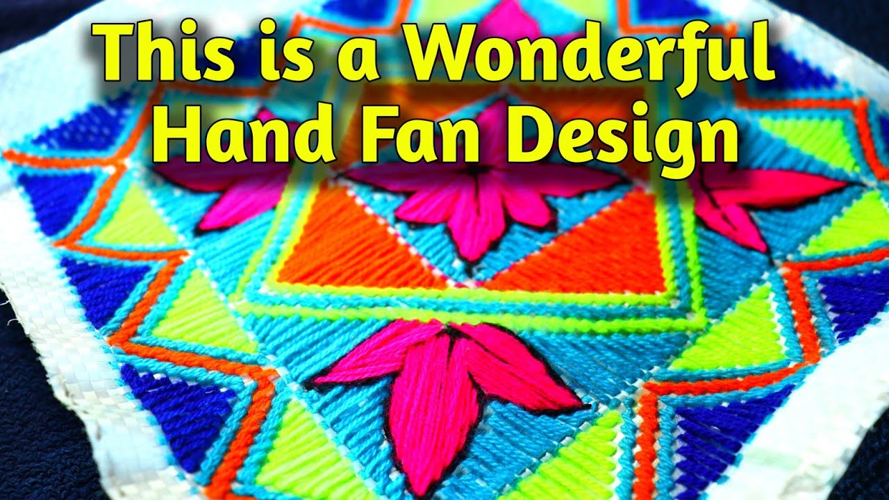 Beautiful Hand Fan | Hath Pankha Design | Hath Wala Pankha | Pankha ...