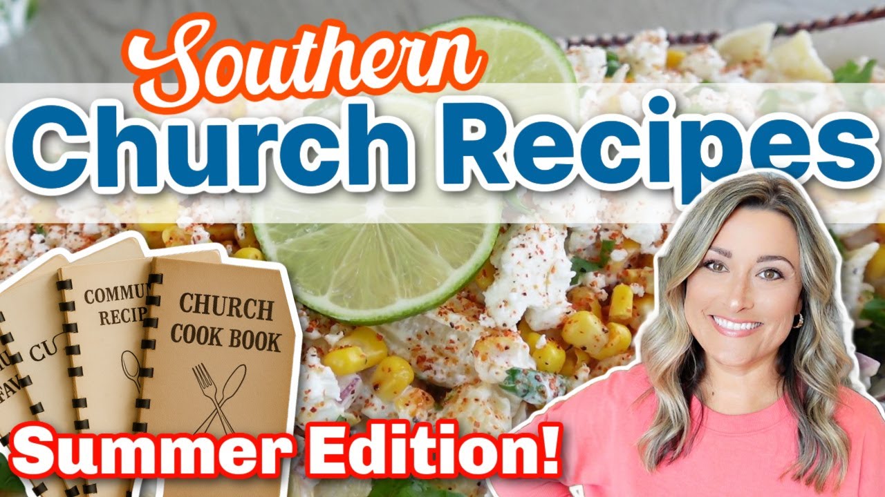 NEW! | 3 Church Cookbook Recipes you NEED to Make This Summer!!! - YouTube