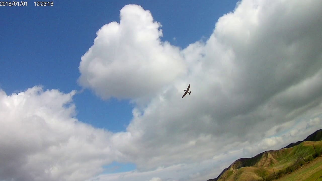 Flite Test Spitfire 2nd Battery - YouTube